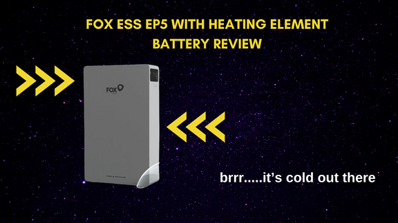Fox ESS Battery Review - EP5 5.18kWh with heating element – ITS ...