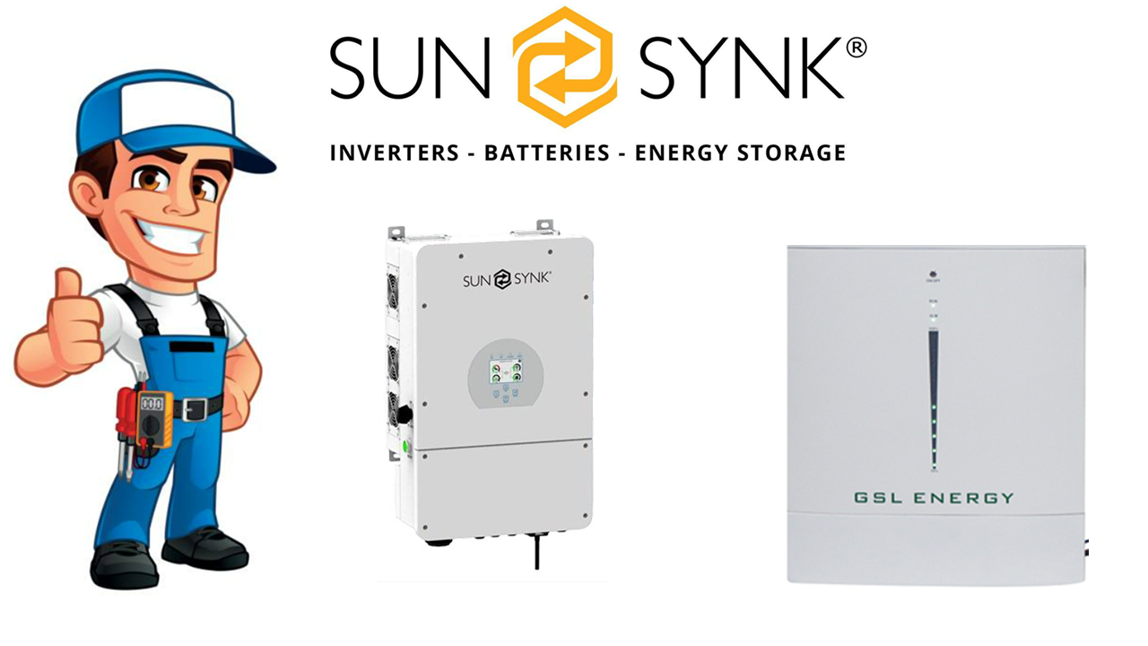 Fully Installed 5kw Sunsynk Battery Storage Package 10-40kWh options ...